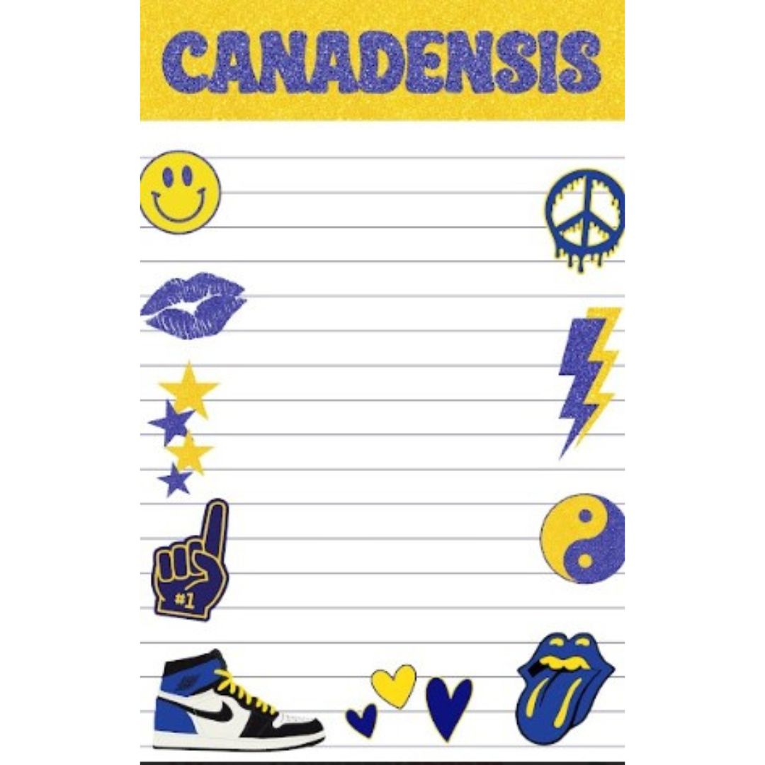 CAMP | CAMP COLLAGE IN CAMP COLORS | 50 SHEETS 20 ENVELOPES – Serve It ...