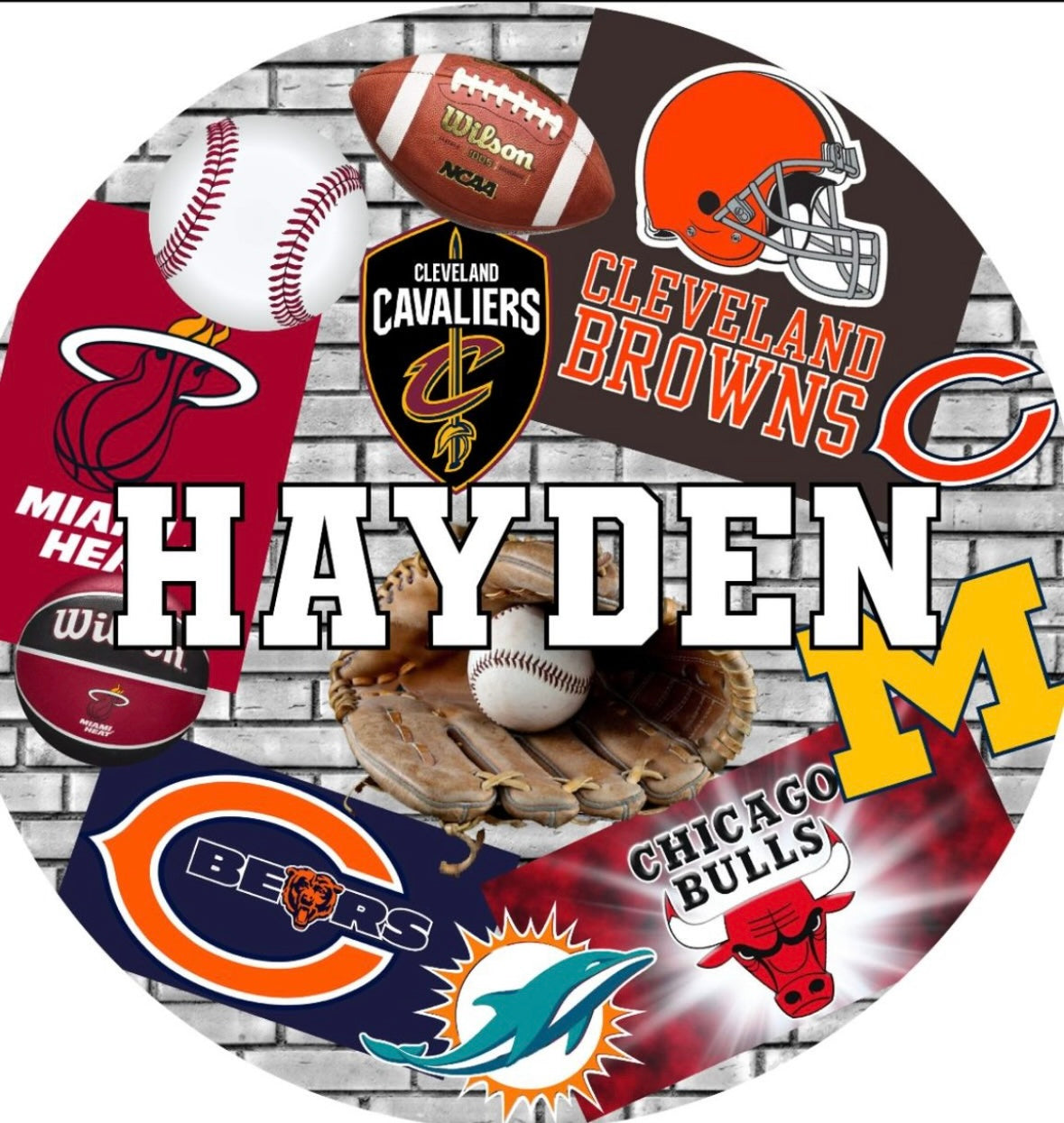 Personalized Plate | Favorite teams plate – Serve It Up Designs LLC